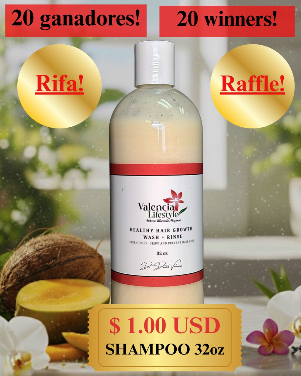 Raffle Entry Ticket - Enter to Win – Dr. Daniel Valencia